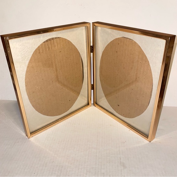 Unbranded | Accents | Retro 8s 90s Brass Bifold Double 8x0 Photo Hinged ...
